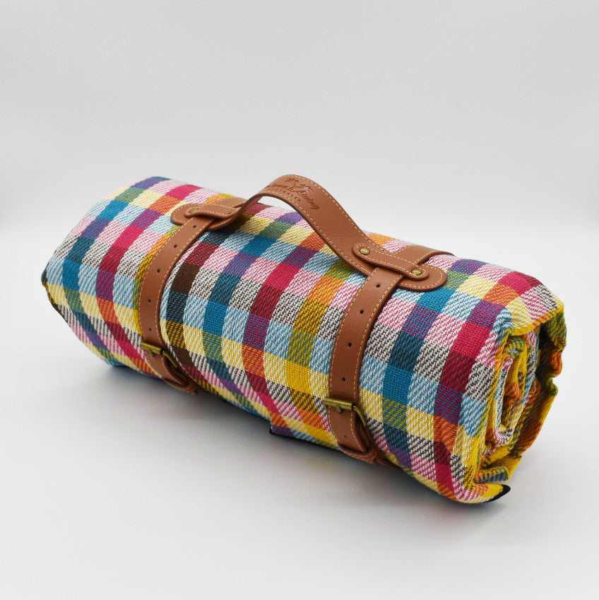 Picnic Blanket - Rainbow Check– Palama Living